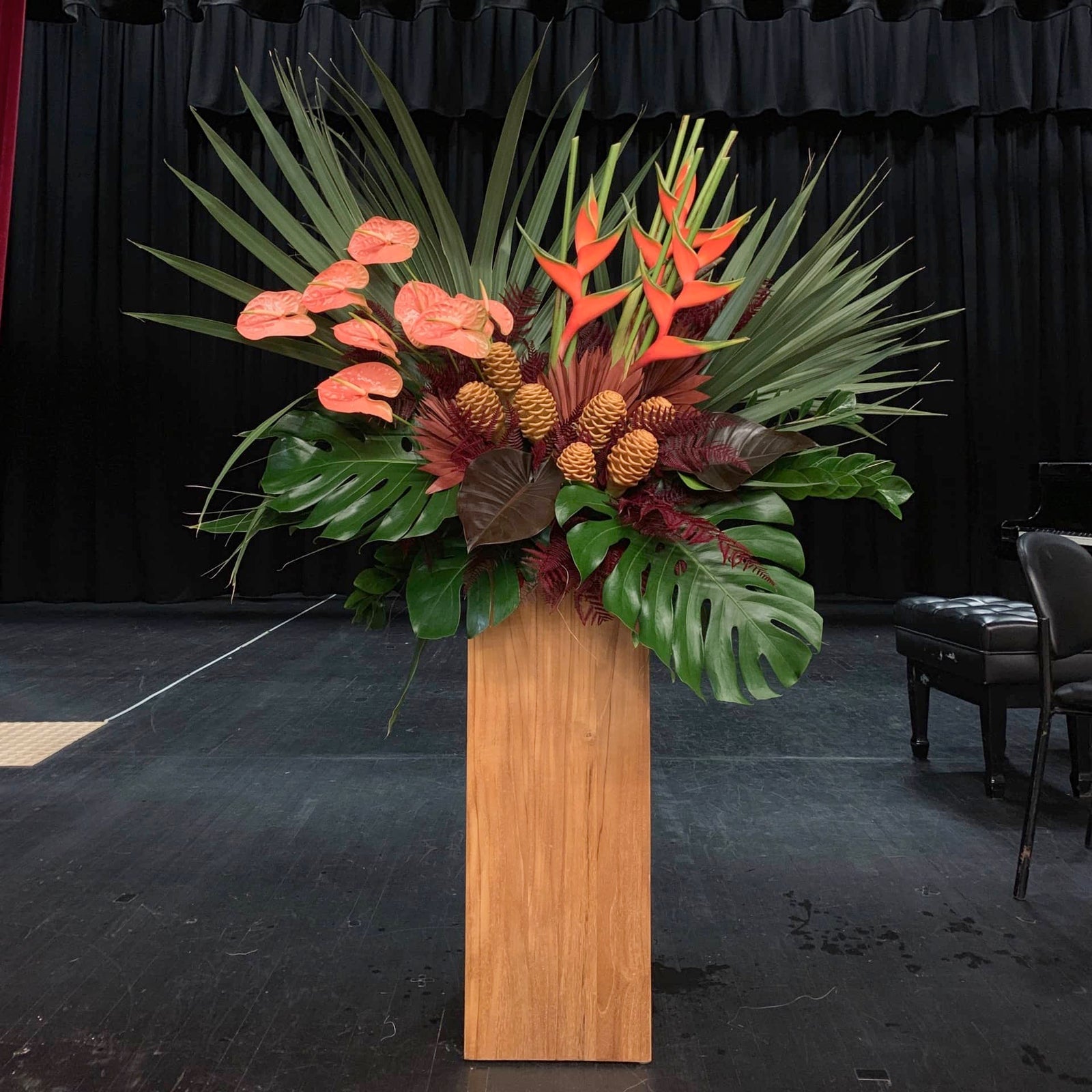 Timber Plinth | Wedding & Event Rentals | Beija Flor Florist Darwin